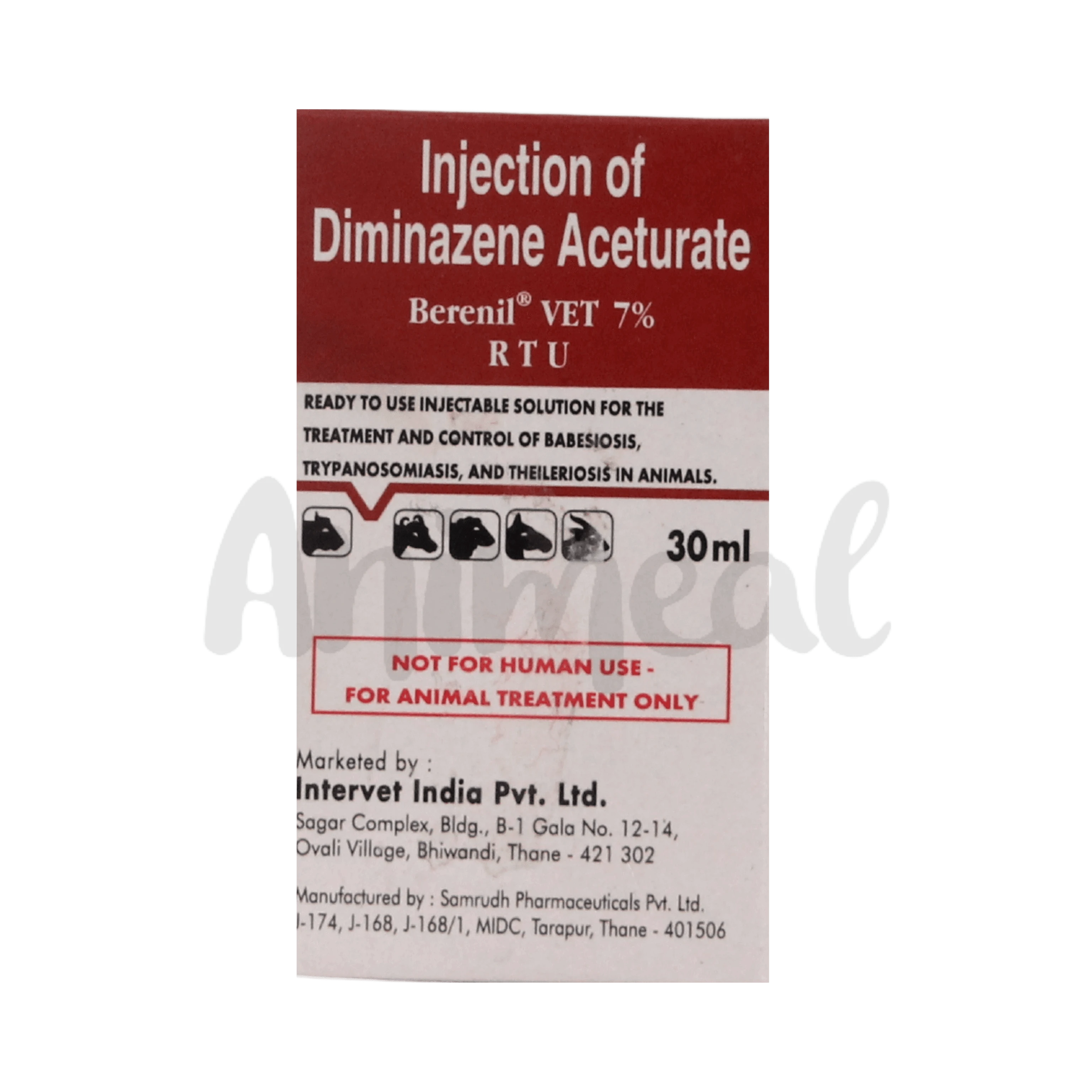AnimealBERENIL RTU INJ (S) - Upto 15% Off - Animeal