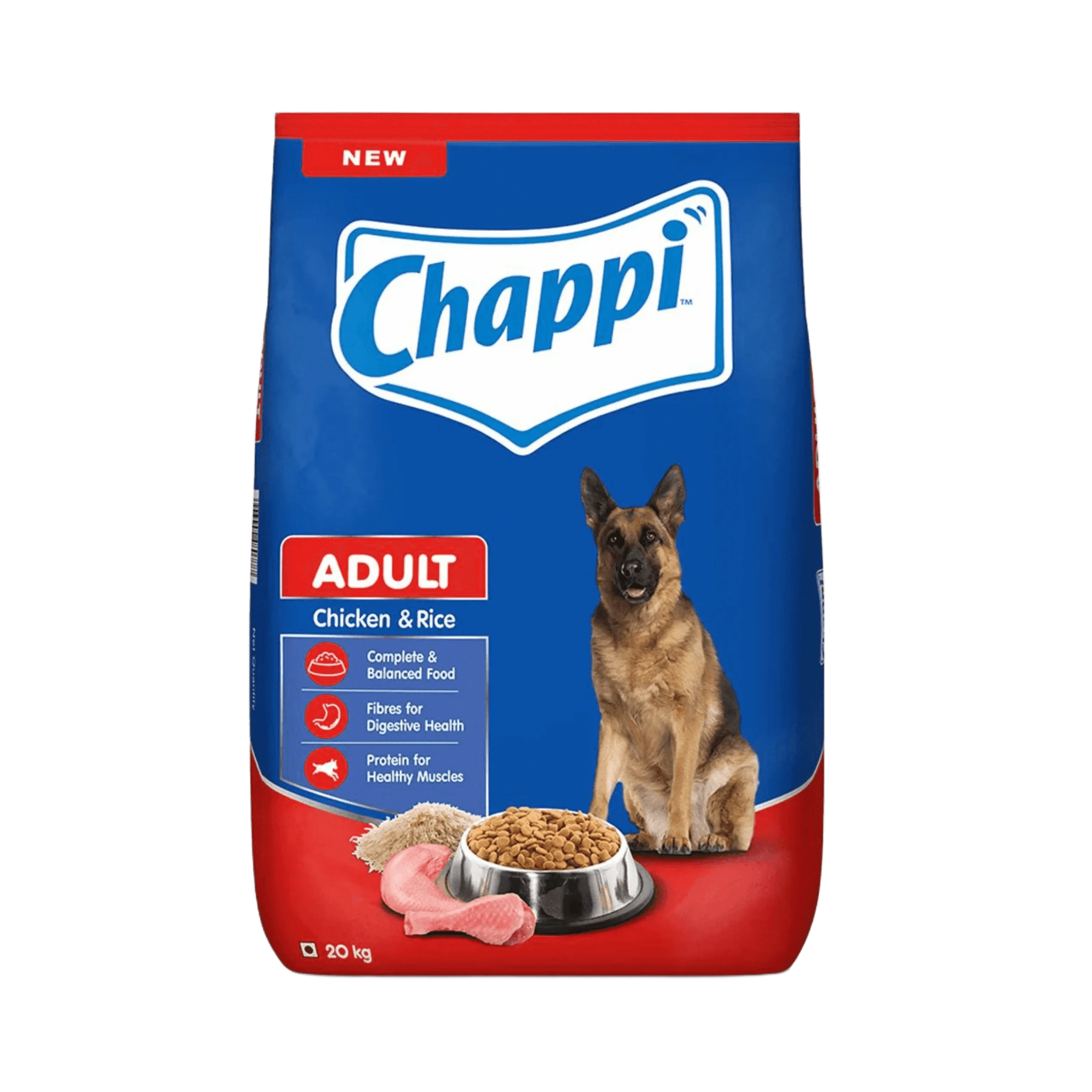 AnimealCHAPPI ADULT CHICKEN & RICE DRY FOOD (XL) - Up...